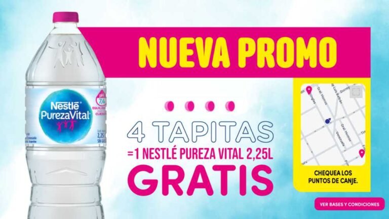 Juntá tus tapitas fucsias de agua Nestlé y llevate una botella gratis ...