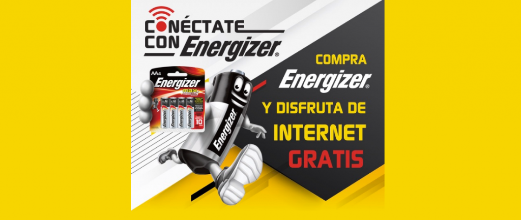 Promo Conectate con Energizer | Ganá 50 MB con tu pack - Infokioscos®