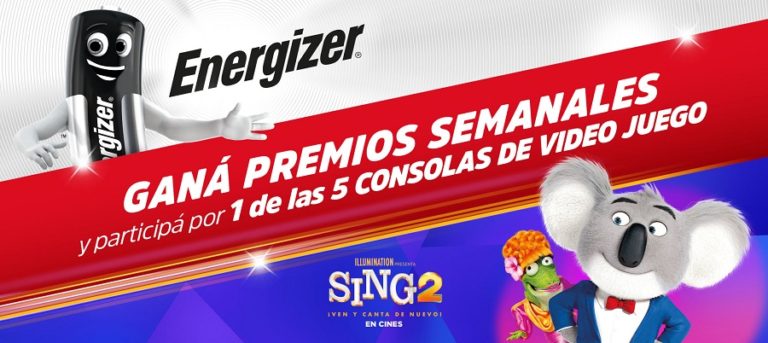 Promo Energizer "Sing 2" - Infokioscos®