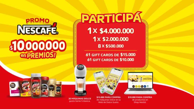 Nescafé Promo Millones 2023, hay premios todos los días - Infokioscos®